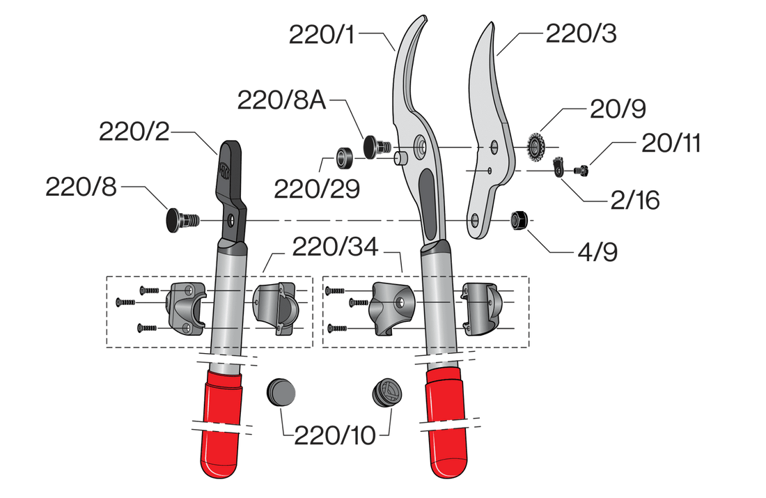 Spare parts for Felco 220 – FELCO Canada